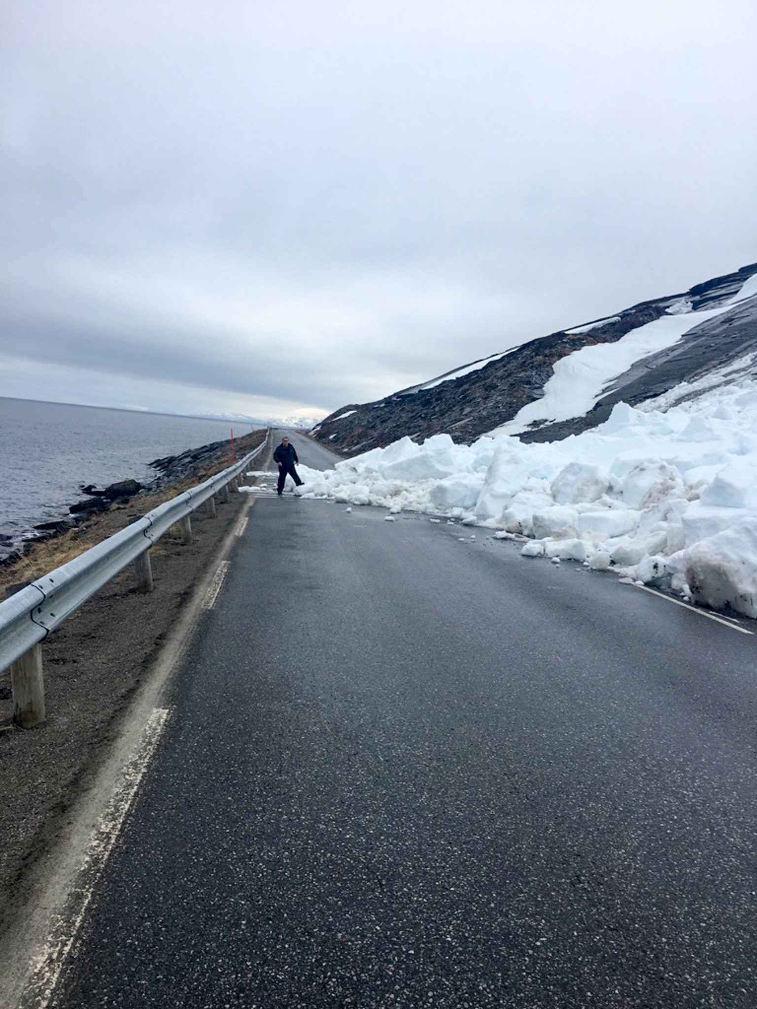 Snøskred På E69 Radio Nordkapp