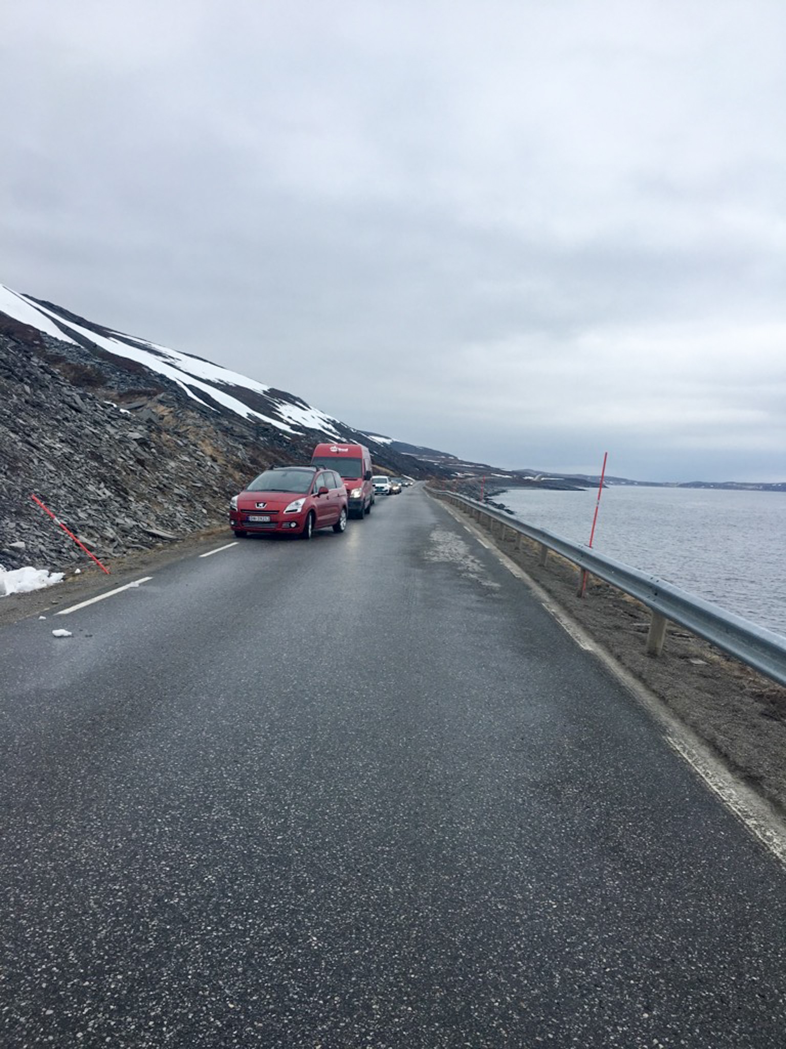 Snøskred På E69 Radio Nordkapp
